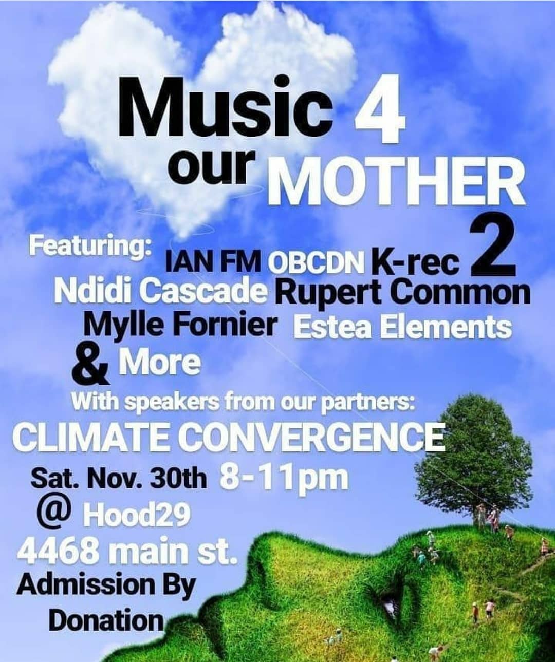 November 30 – Music for our Mother 2 – Climate Convergence Metro Vancouver
