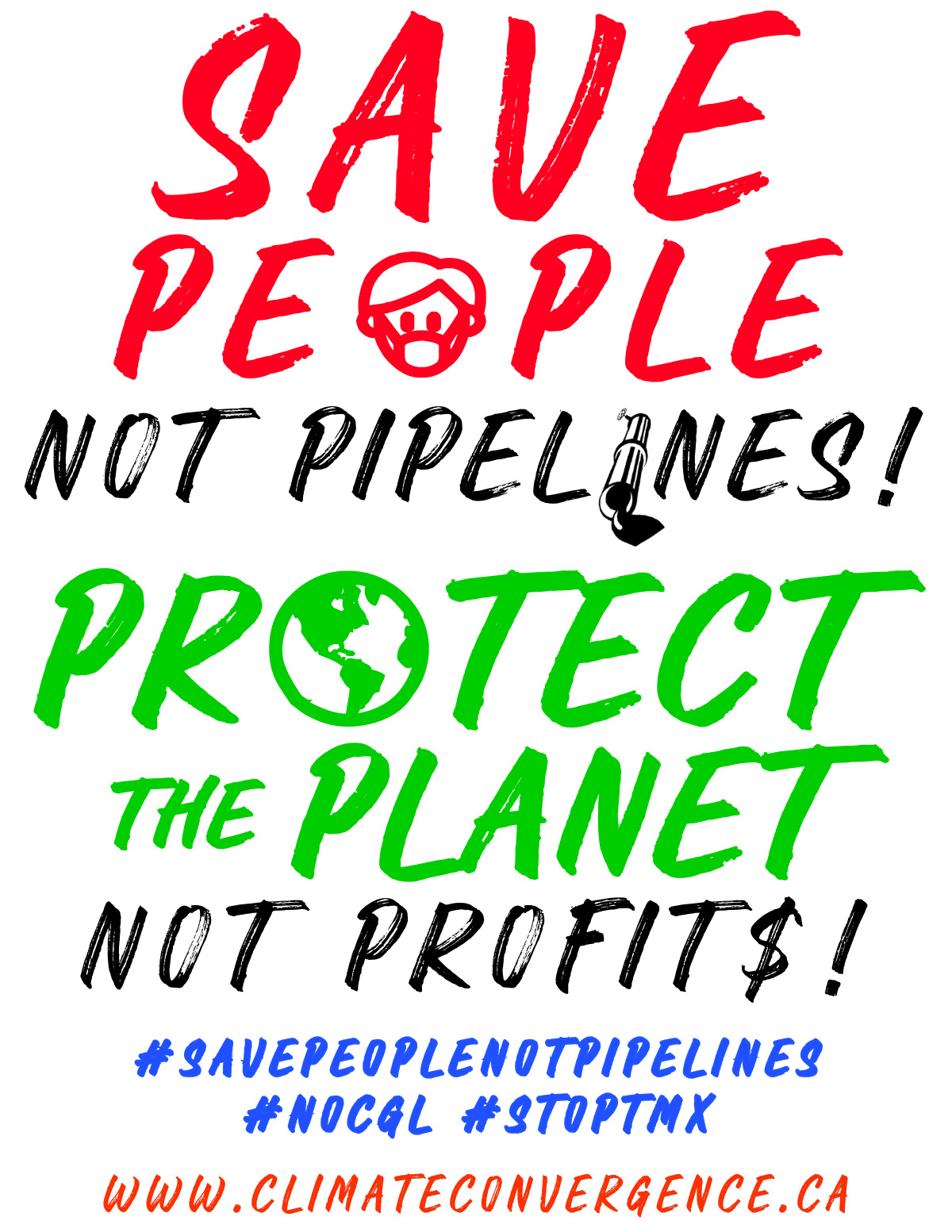 Save People Not Pipelines! Protect the Planet, Not Profits! – Climate ...